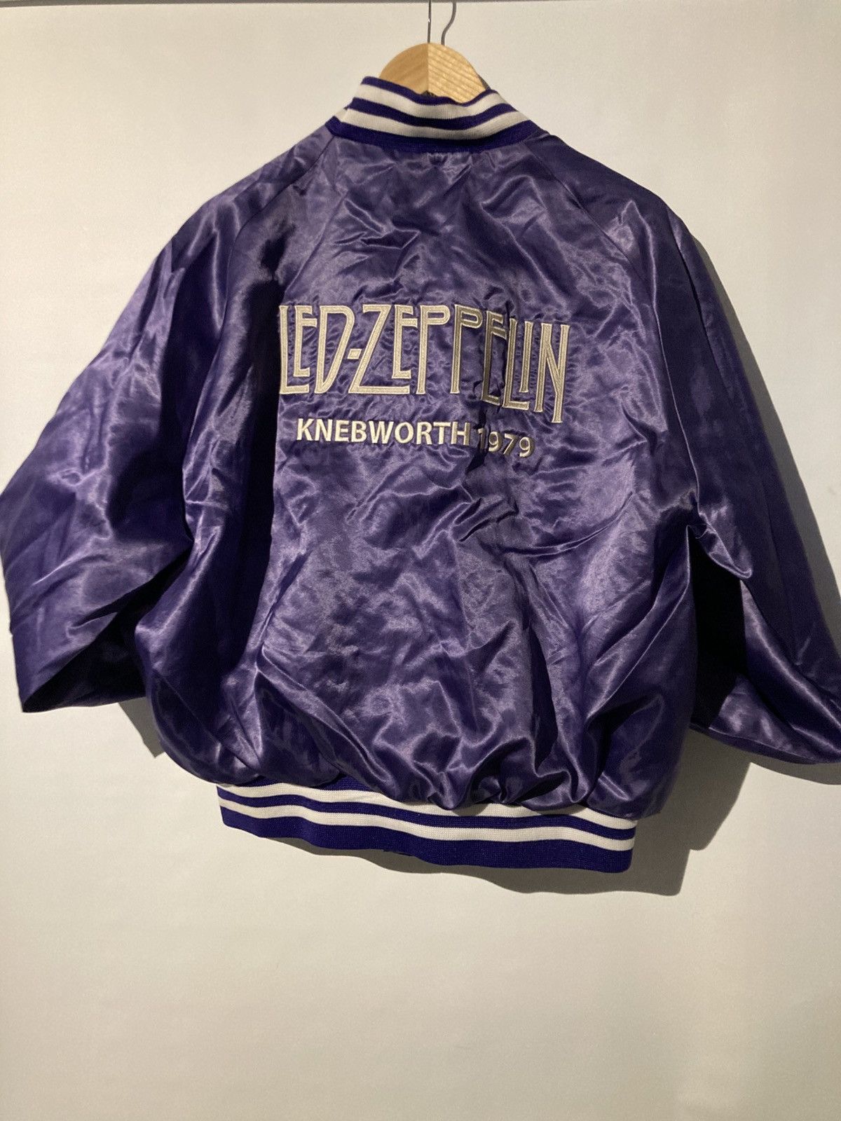 Led Zeppelin × Vintage ULTRA RARE 1979’s LEDD ZEPPELIN BOMBER Knebworth ...