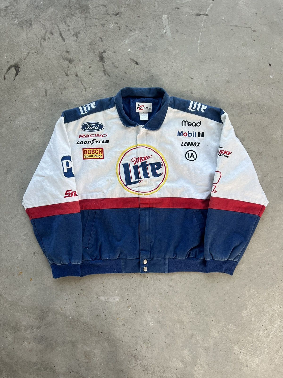 Vintage Vintage 90’s NASCAR Miller Lite Rusty Wallace Racing Jacket ...