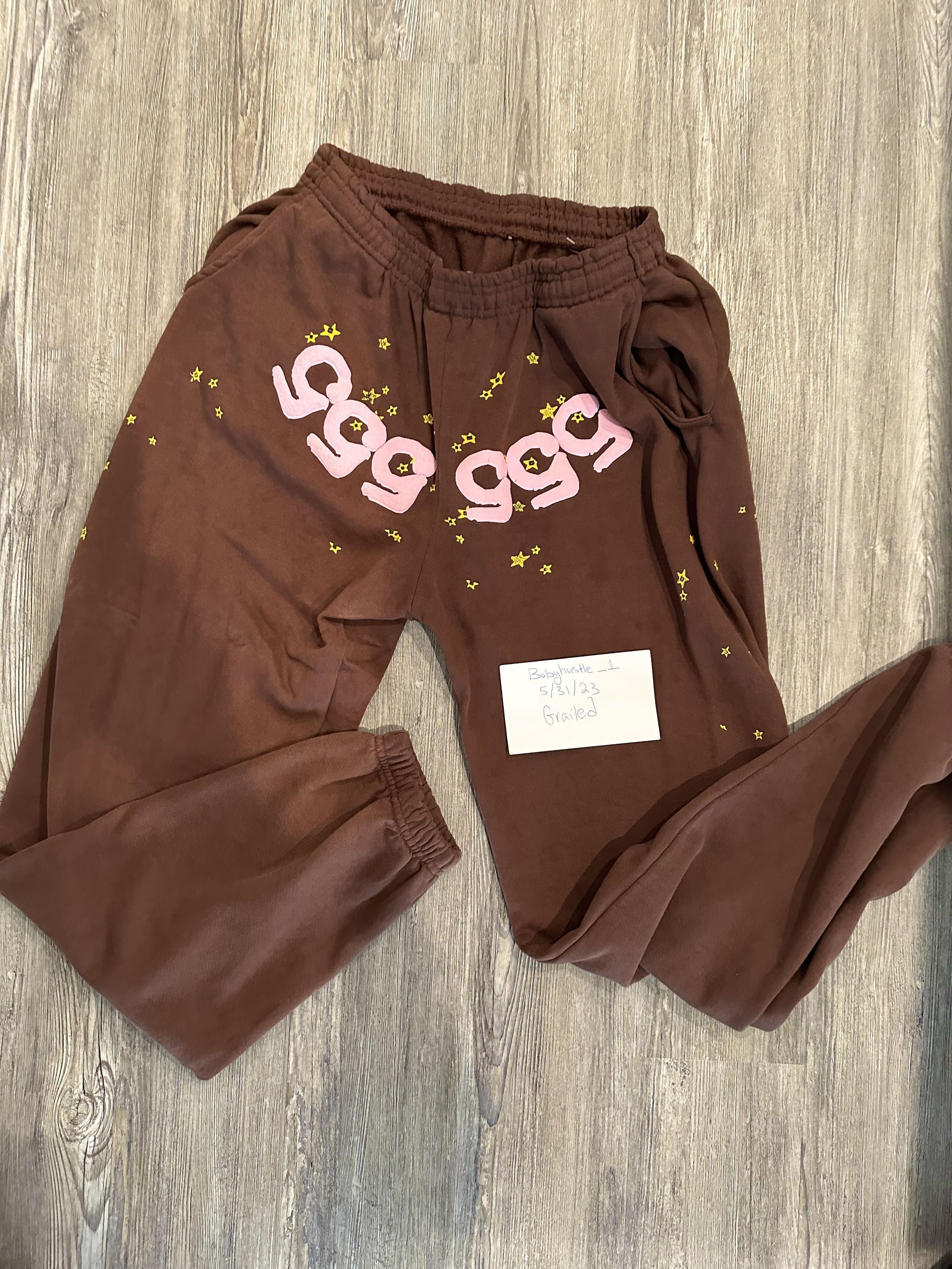 Spider Worldwide Sp5der Angel Number Sweatpants | Grailed