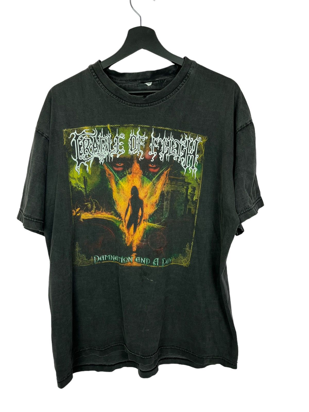 Vintage Vintage 90s Cradle Of Filth “Damnation and a day” t-shirt | Grailed