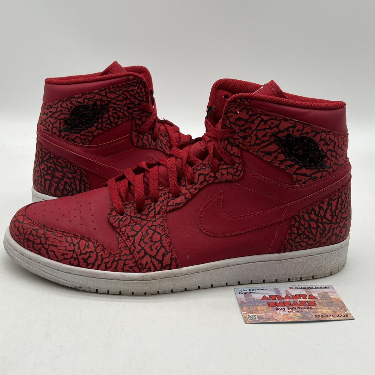 Nike Air Jordan 1 High red elephant | Grailed