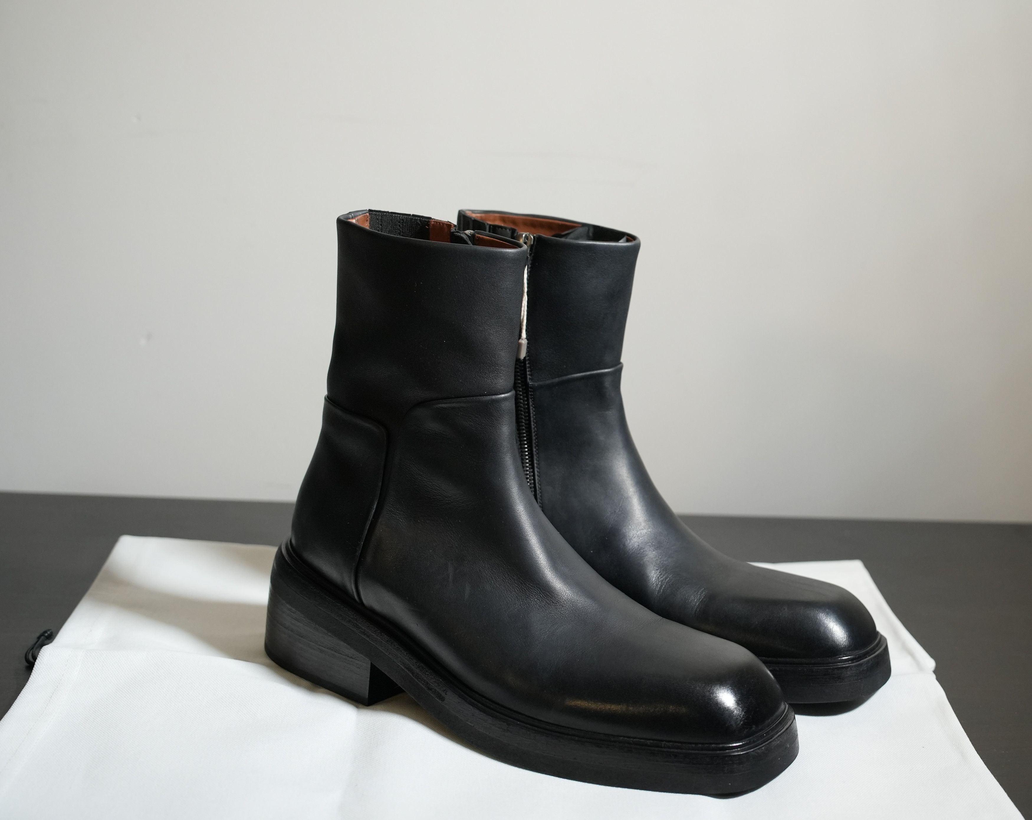 Marsell MARSÈLL Black Facciata Boots | Grailed