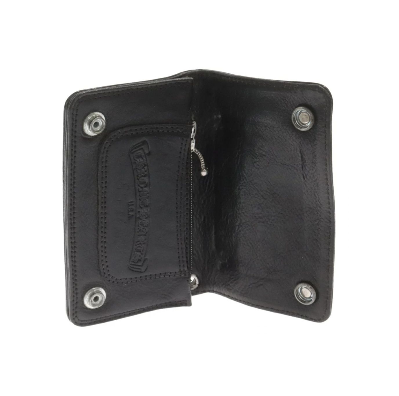 Chrome Hearts CHROME HEARTS LEATHER CARDHOLDER WALLET | Grailed