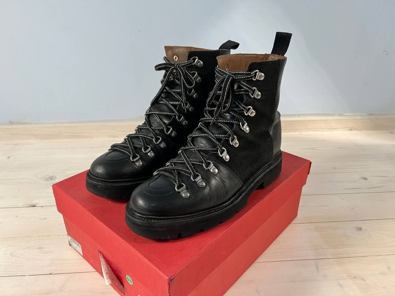 Grenson Boots Grenson Brady Black Colorado High Leather Hiking Boots Grailed