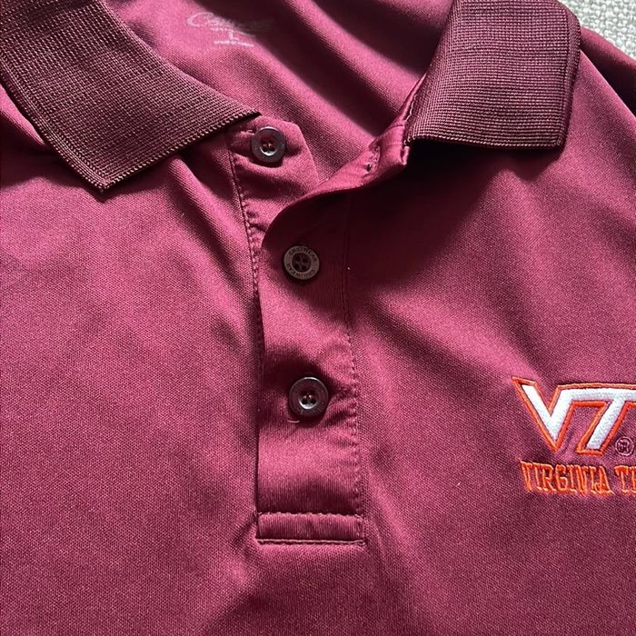Streetwear Virginia Tech Polo Shirt - Large (VT logo) | Grailed