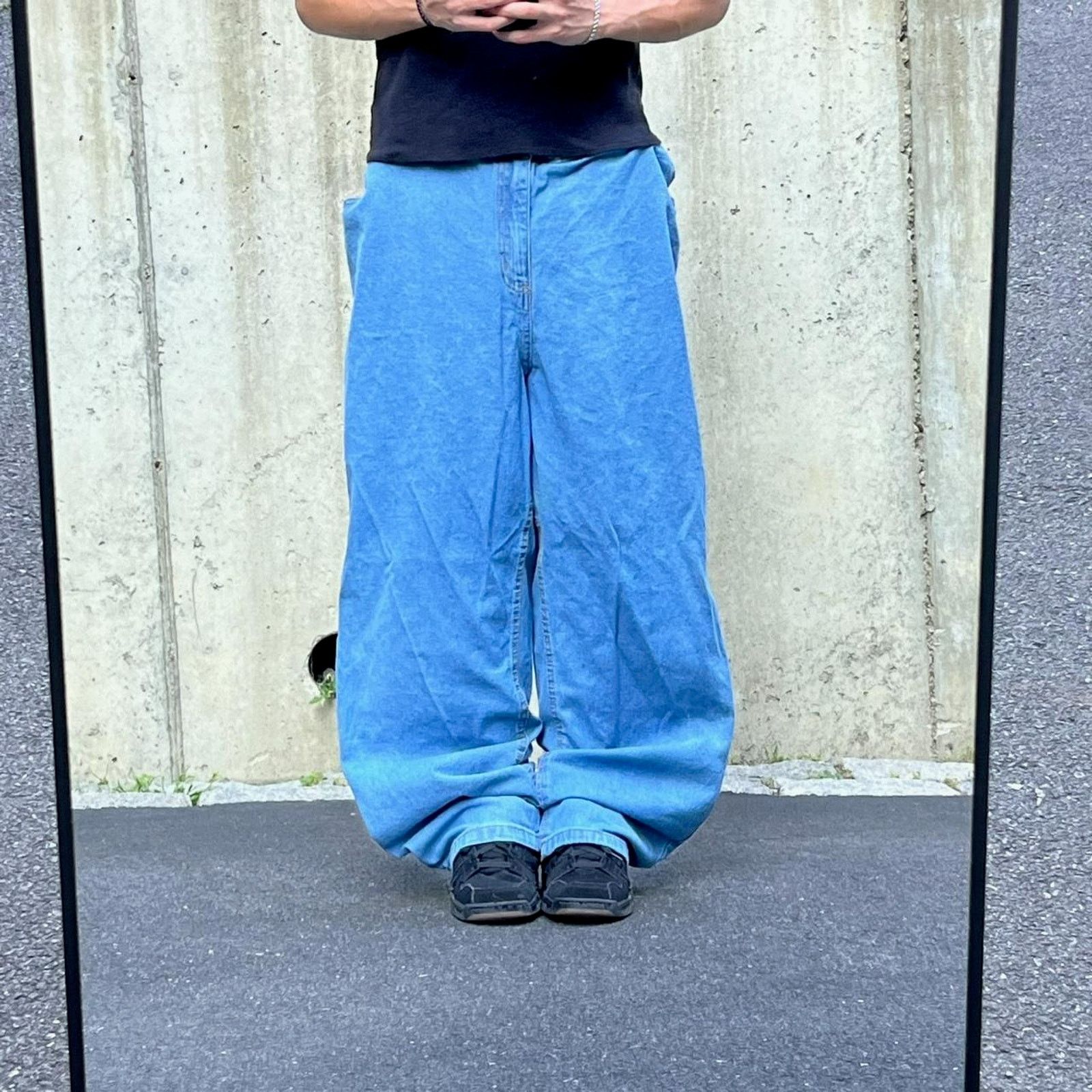 Jnco × Streetwear × Vintage vintage 2000s baggy wide leg faded ...