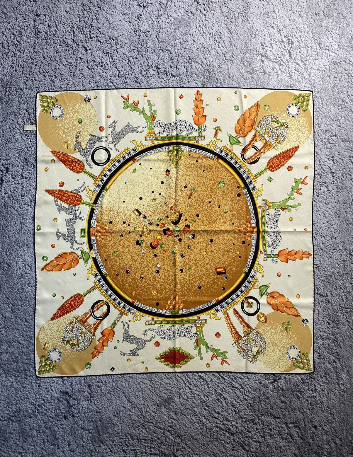 Vintage Cartier Must De Very Rare Luxury Handkerchief | Grailed
