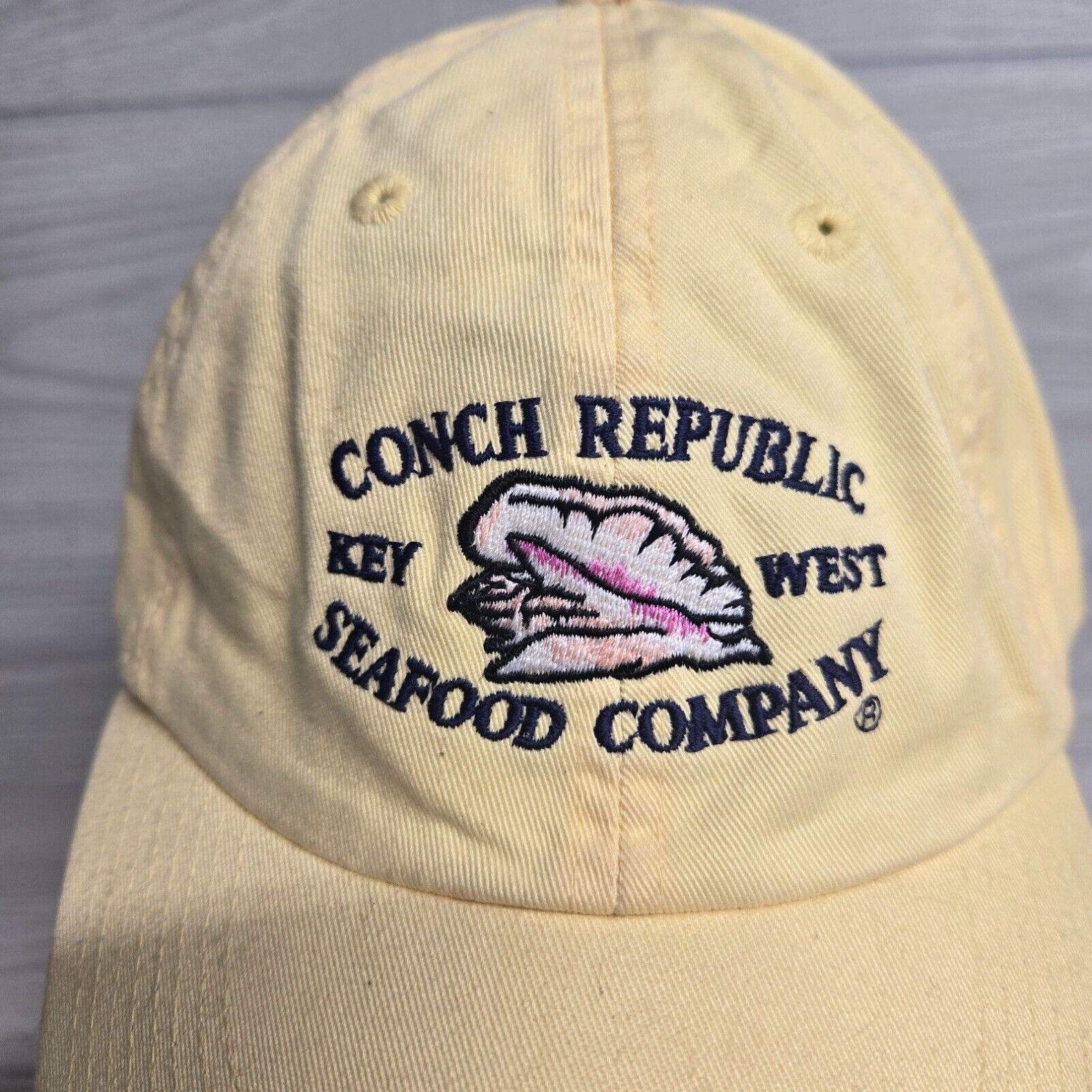 Vintage AUTHENTIC Key West Conch Republic Yellow Cap Hat Featuring ...