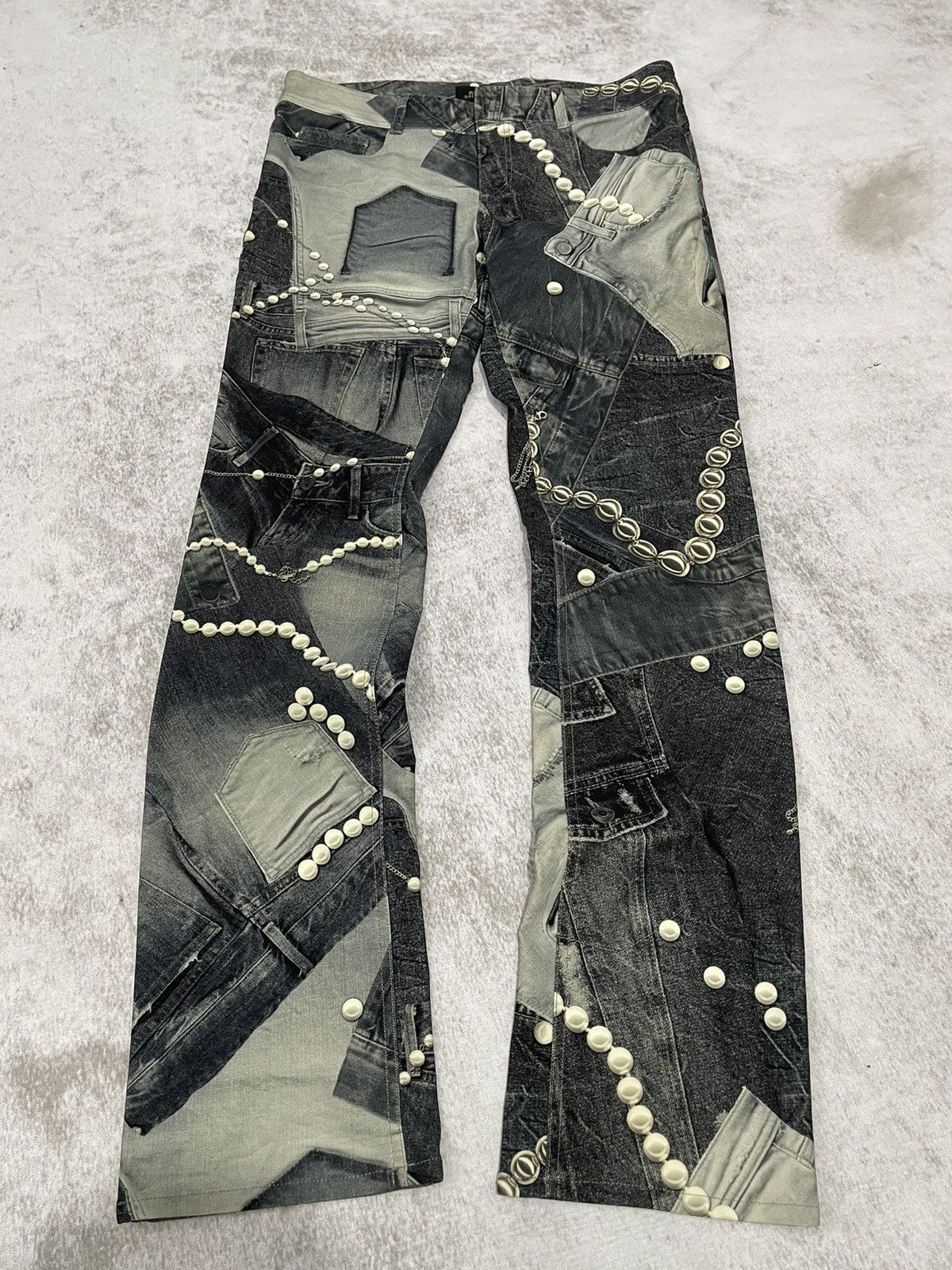 Hysteric Glamour × If Six Was Nine × Le Grande Bleu (L.G.B.) 2000s Ritsuko shirahama flared ...