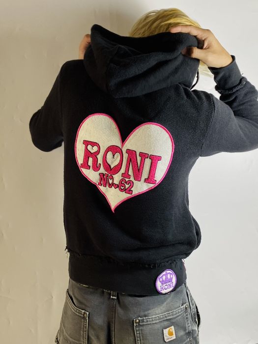Hysteric Glamour japanese brand hoodie RONI love logo patches | Grailed