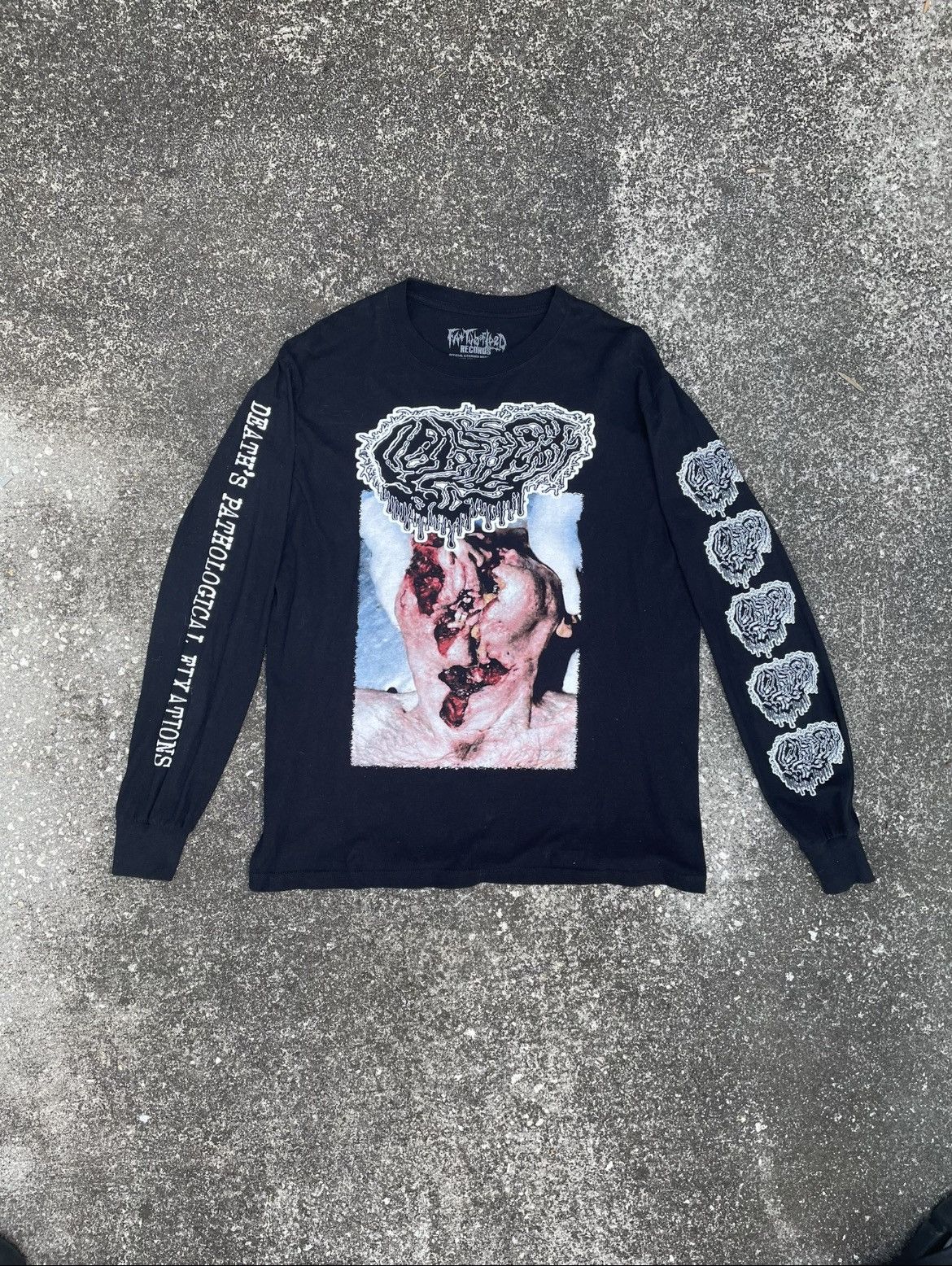 Vintage Fetal Deformity "Death's pathological Fixations" long sleeve ...