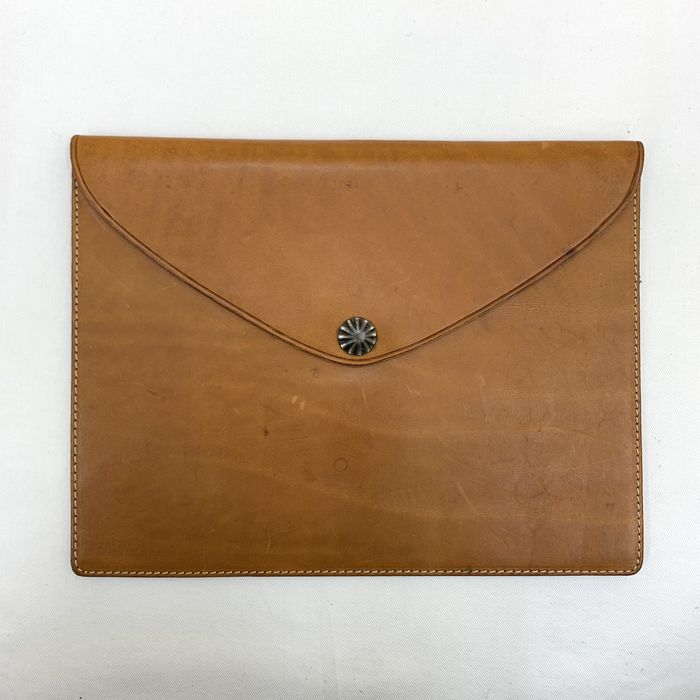 Ralph Lauren Double RL Leather Concho Tech Case RRL Office Tech Pouch ...