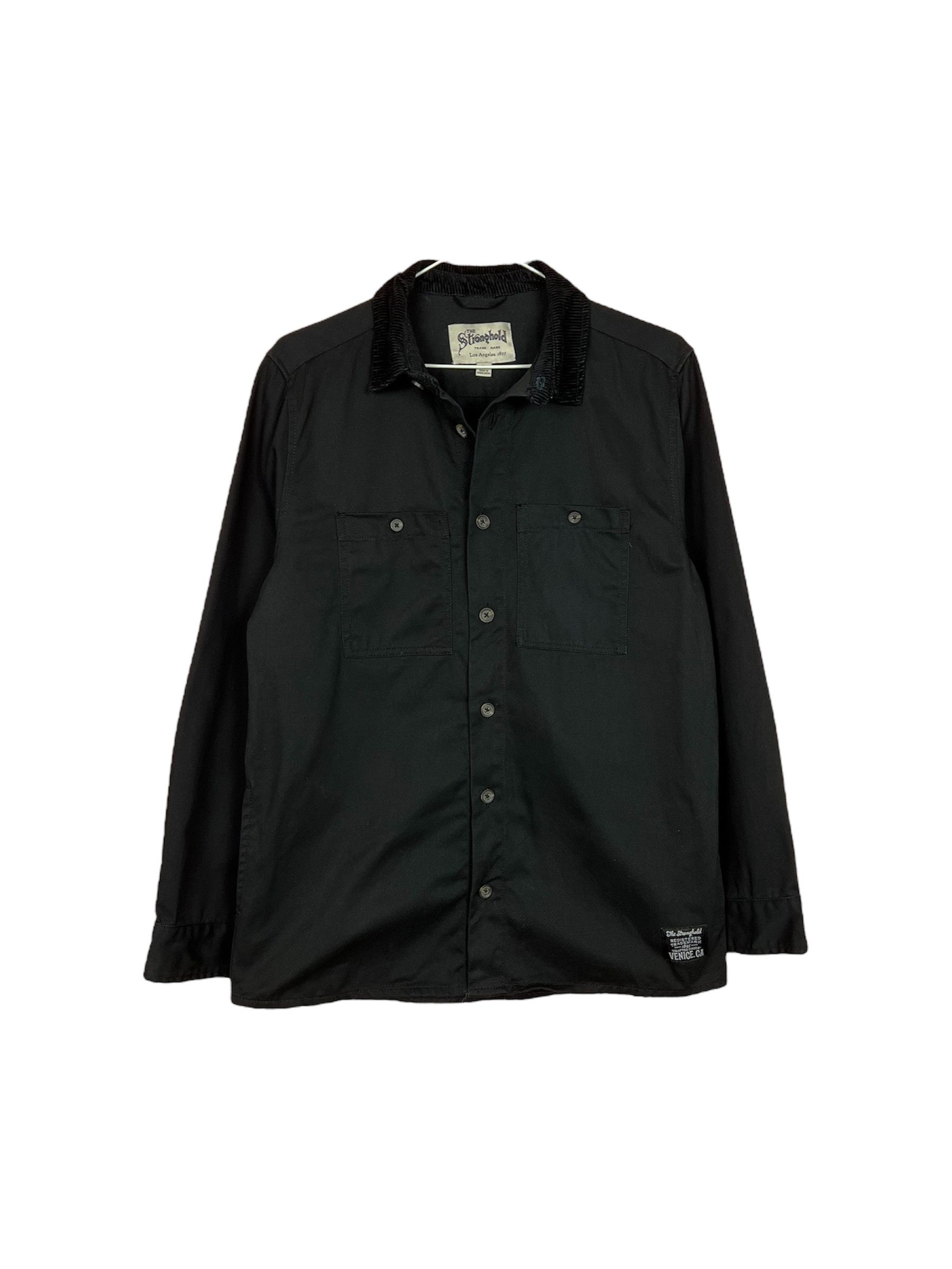 The Stronghold The stronghold black casual overshirt jacket | Grailed