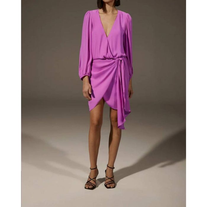 Krisa KRISA Surplice Wrap Dress In Liberty | Grailed