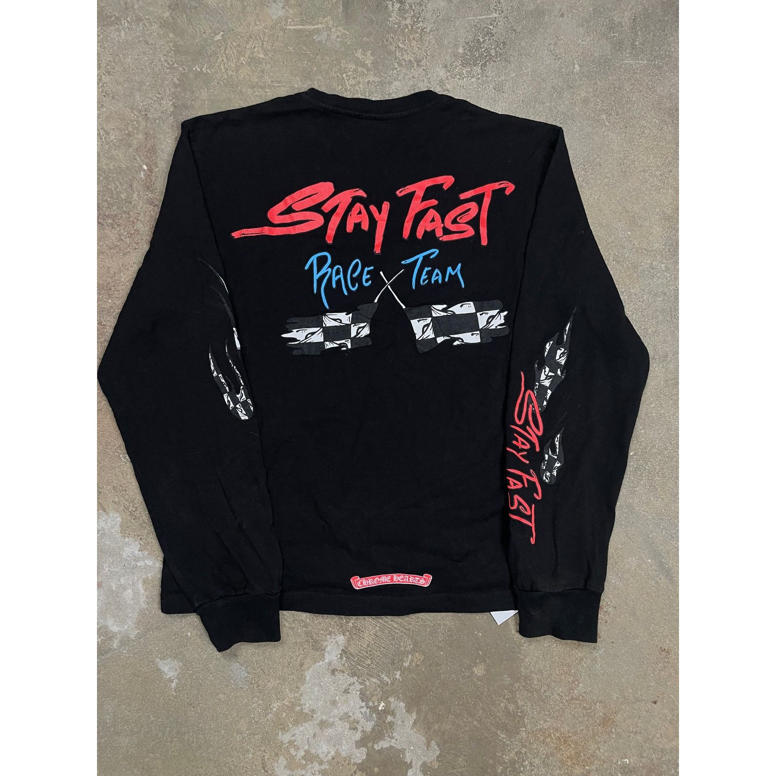 Chrome Hearts Chrome Hearts Matty Boy Stay Fast LS Used Small | Grailed