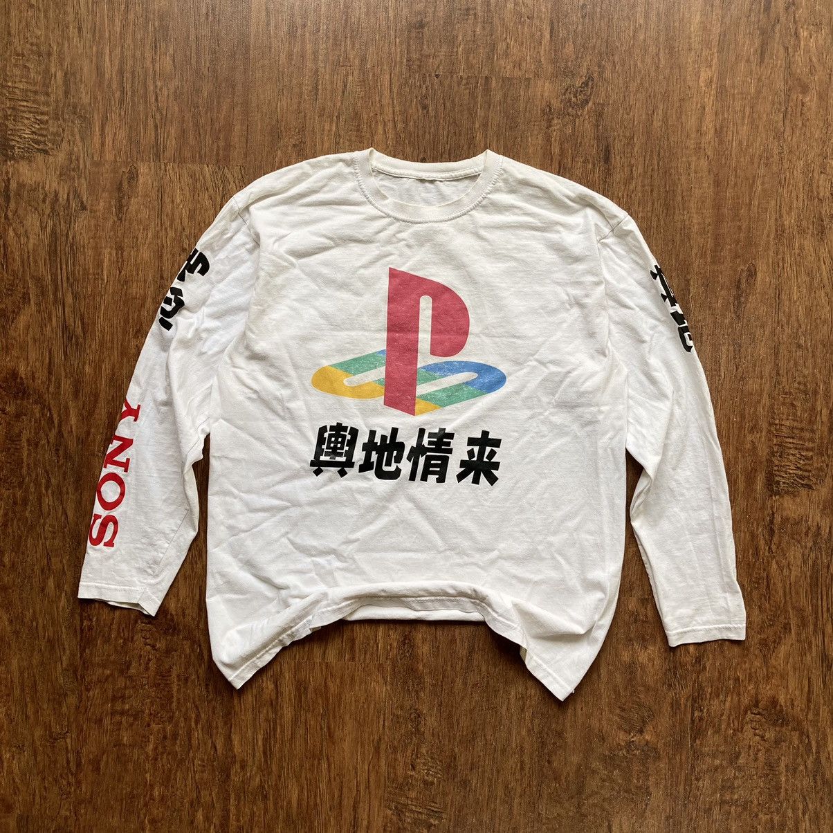 Japanese Brand × Playstation × Vintage PlayStation Long Sleeve Vintage ...