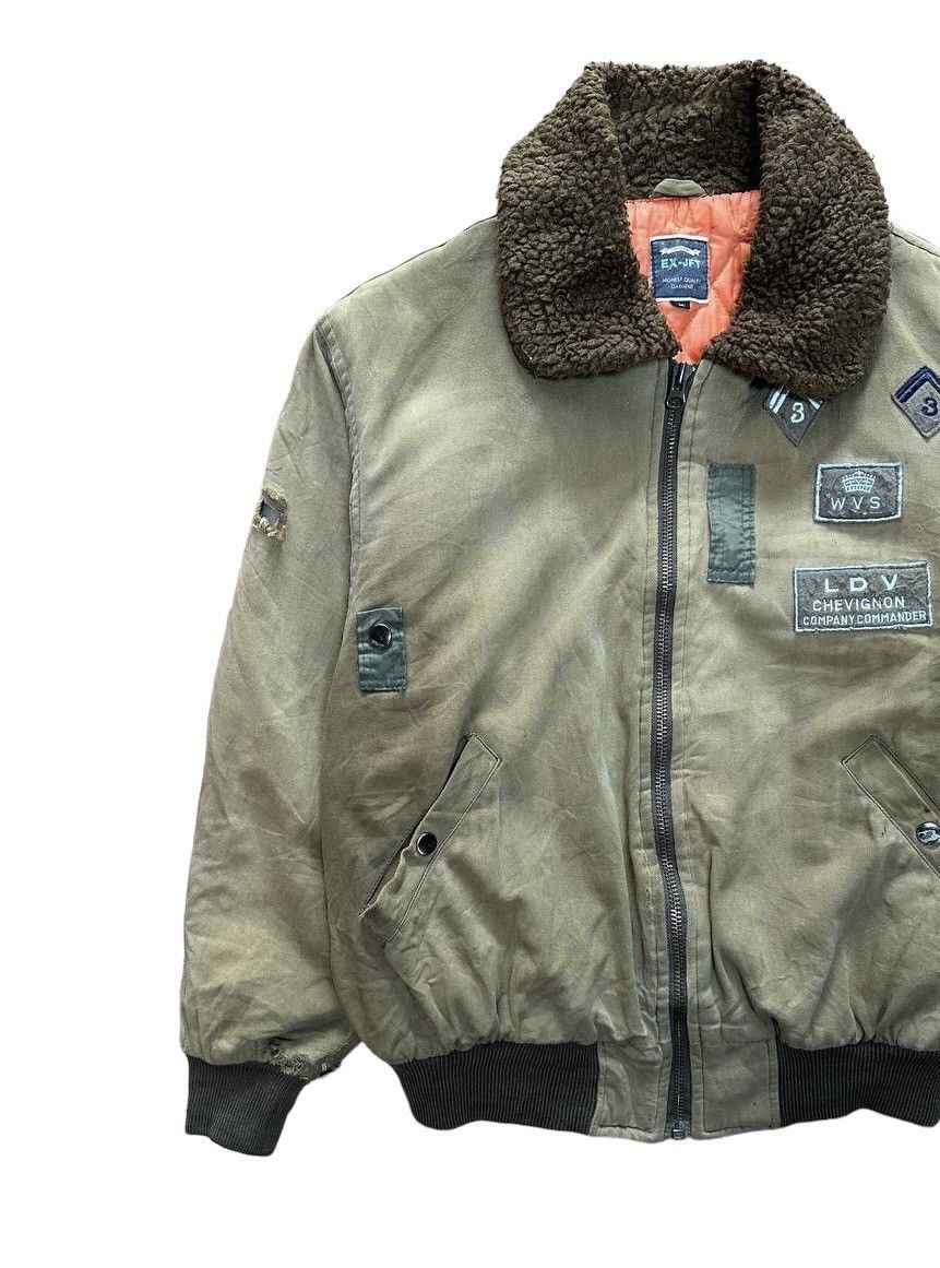 Chevignon × Vintage Chevignon Commander Patches Flight Jacket | Grailed