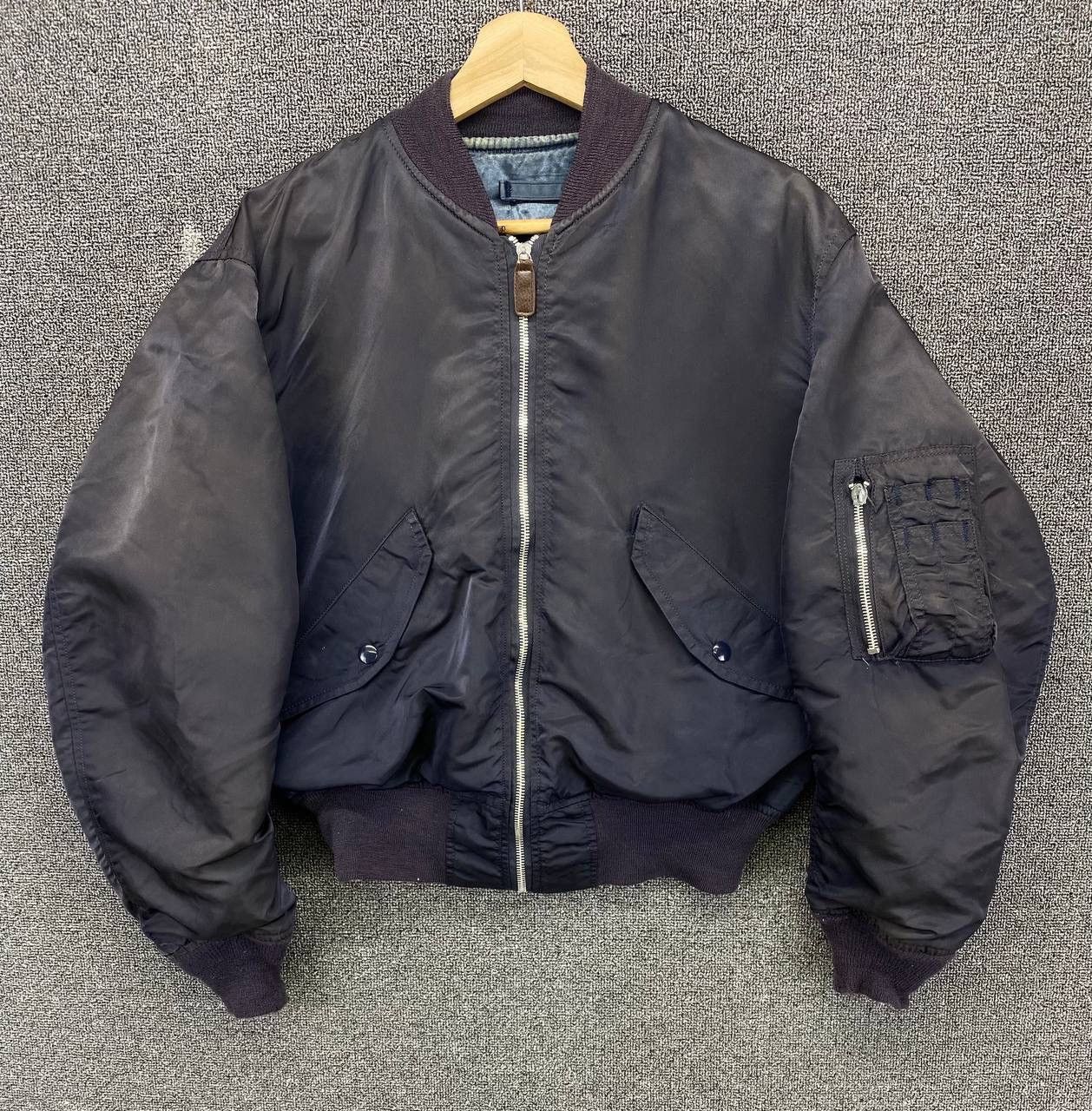 Alpha Industries × Bomber Jacket × Vintage Vintage Alpha Industries Utility L-2B Bomber Jacket ...