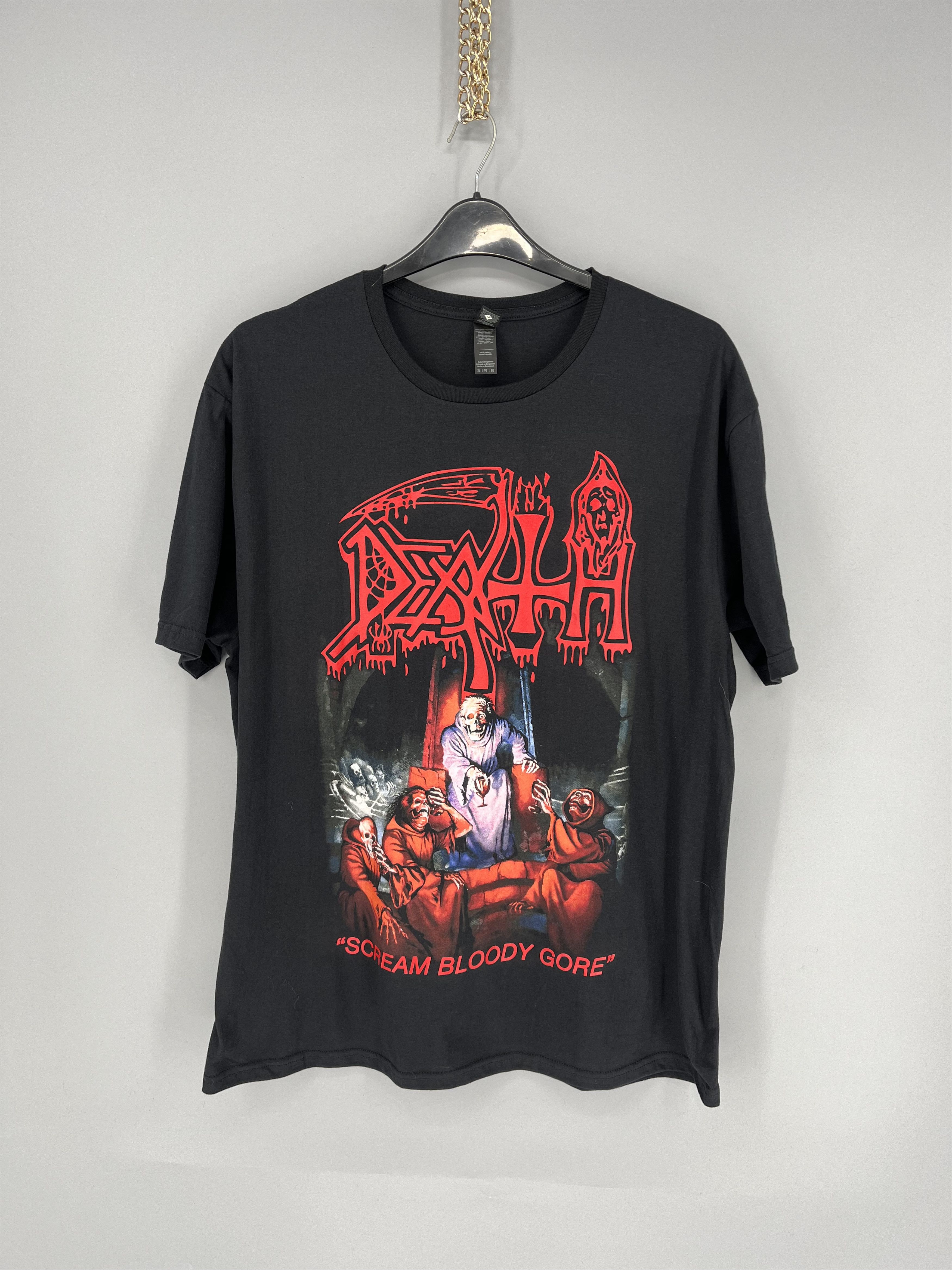 Vintage Death Scream Bloody Gore Metal Band T-Shirt | Grailed