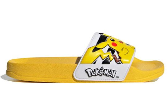 Adidas POKEMON X ADILETTE SHOWER SLIDES J 'PIKACHU' | Grailed