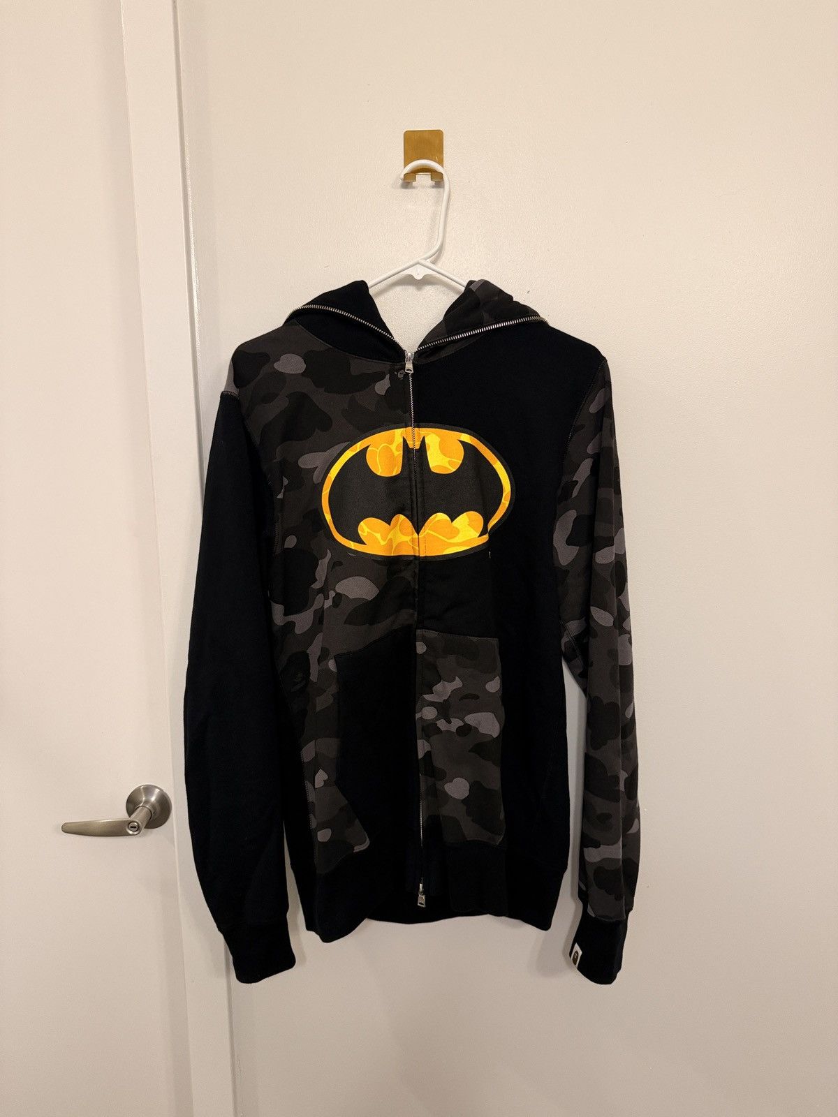 Bape A Bathing Ape X DC Batman Color Camo Full Zip Hoodie | Grailed