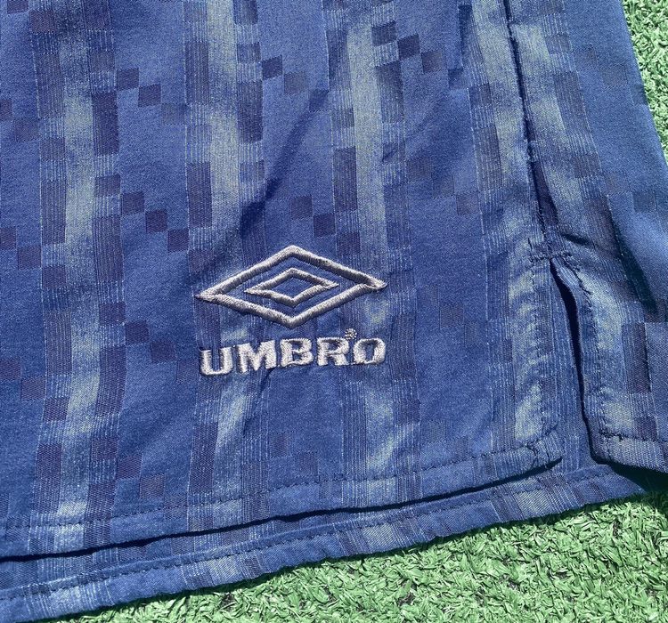 Umbro Vintage 90’s Umbro Rare Pattern USA Made Soccer Shorts Mens | Grailed