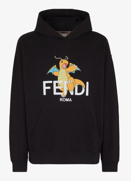 Fendi Fendi X Pokémon X FRGMT hoodie XL men black NEW WITH TAGS | Grailed