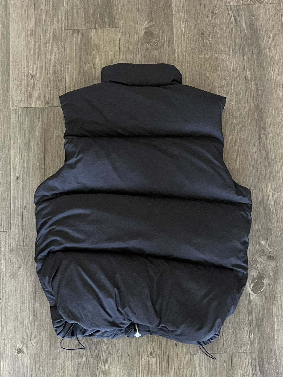 Other Custom Made Oversized Black Puffer Zip Vest | Grailed