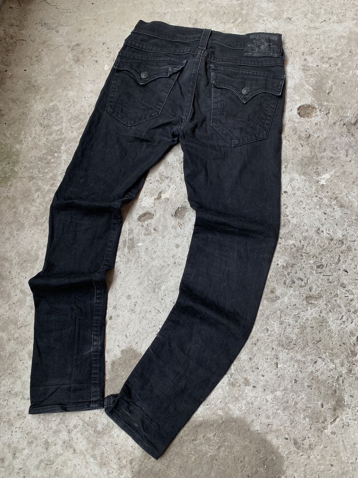 True Religion Y2K True religion black jeans slim fit | Grailed