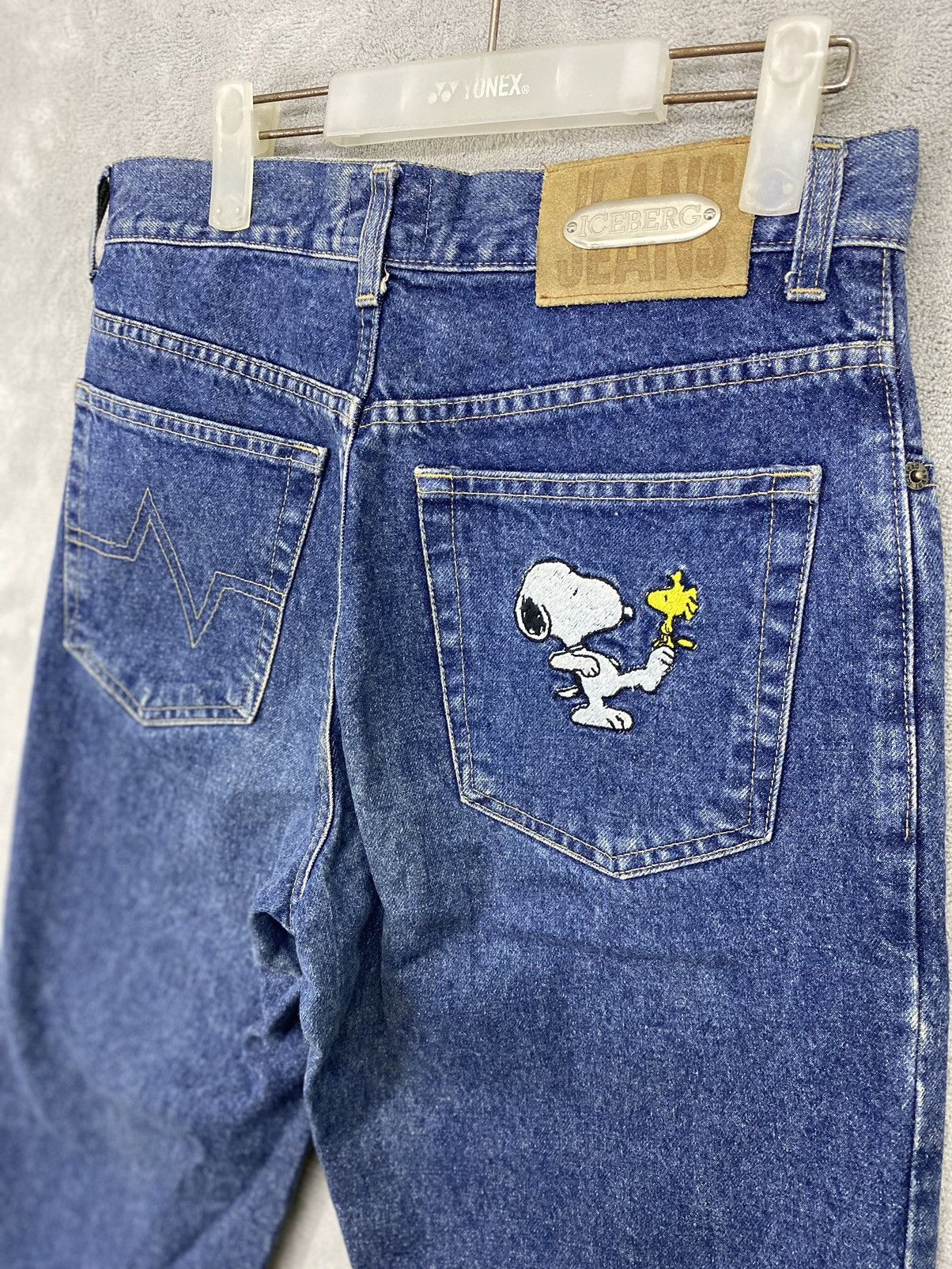 Vintage Vtg ICEBERG SNOOPY PALE DENIM CLASSIC CUT MADE IN ITALY | Grailed