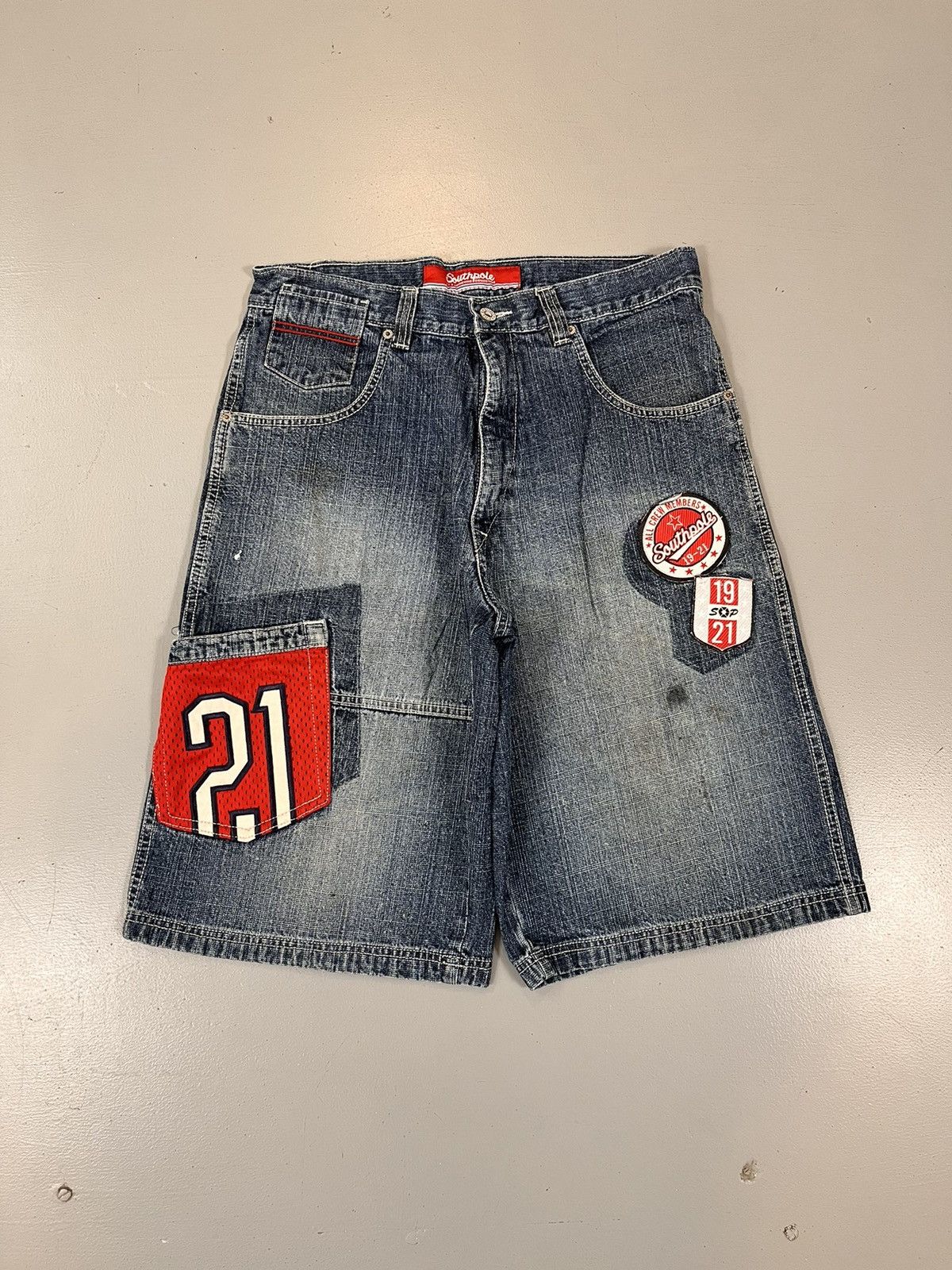JNCO × Southpole Vintage SouthPole patches jort | Grailed