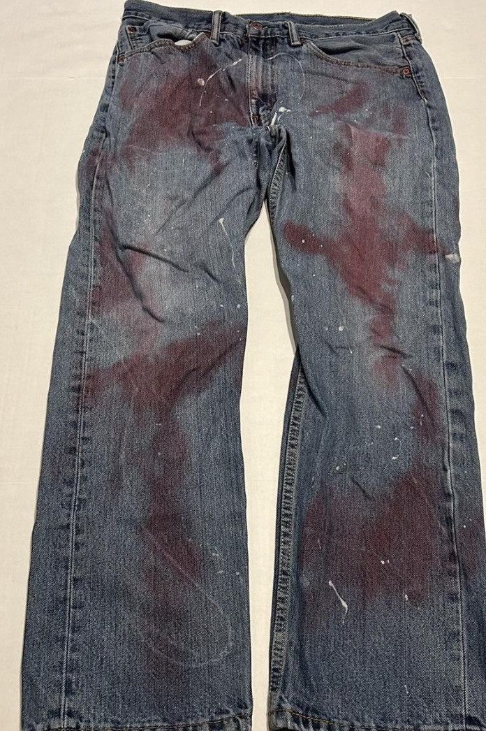 Levi's Levi’s 505 spray painted | Grailed