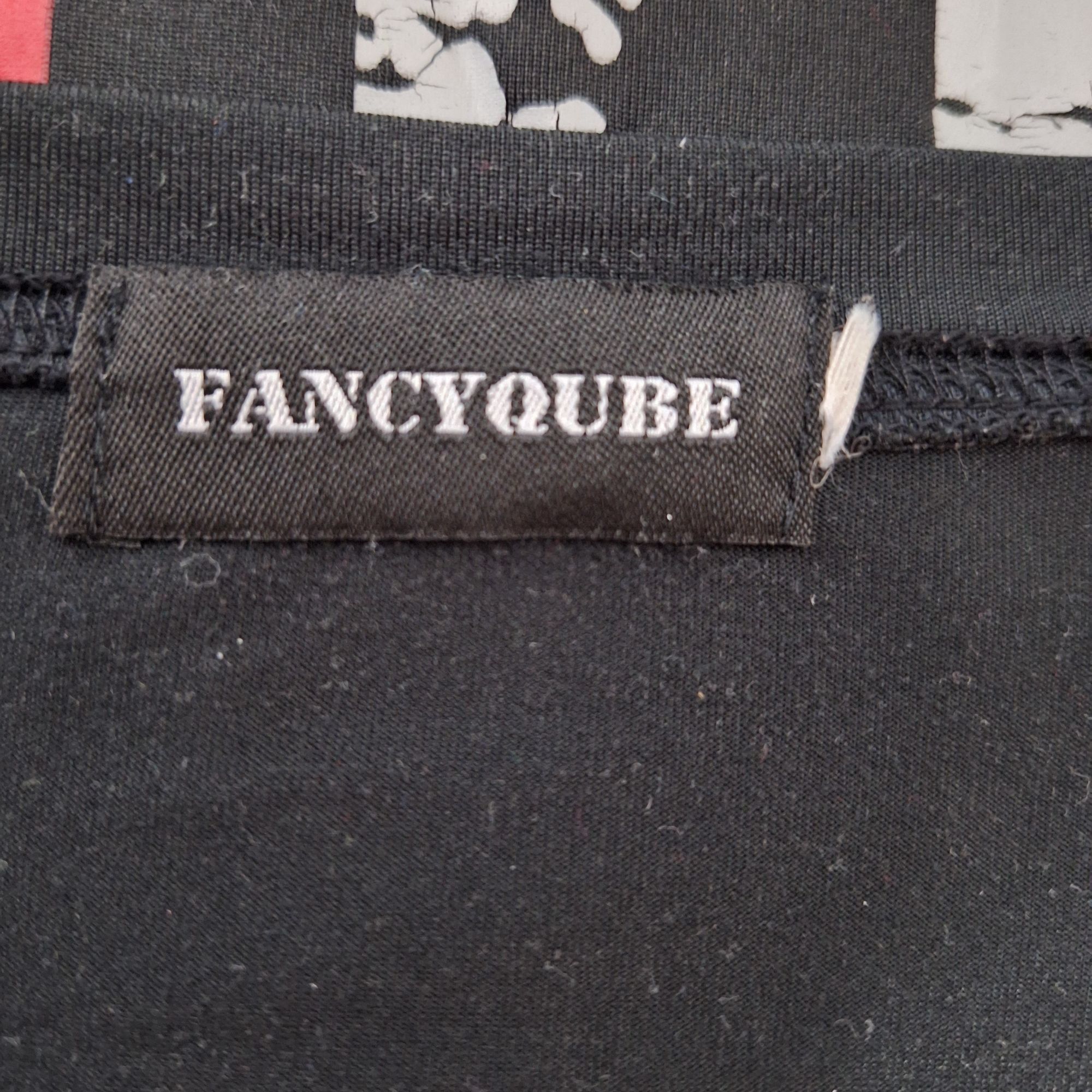 Other Fancyqube Fire Dept T-Shirt Size XL Black Thin Red Line Firs ...