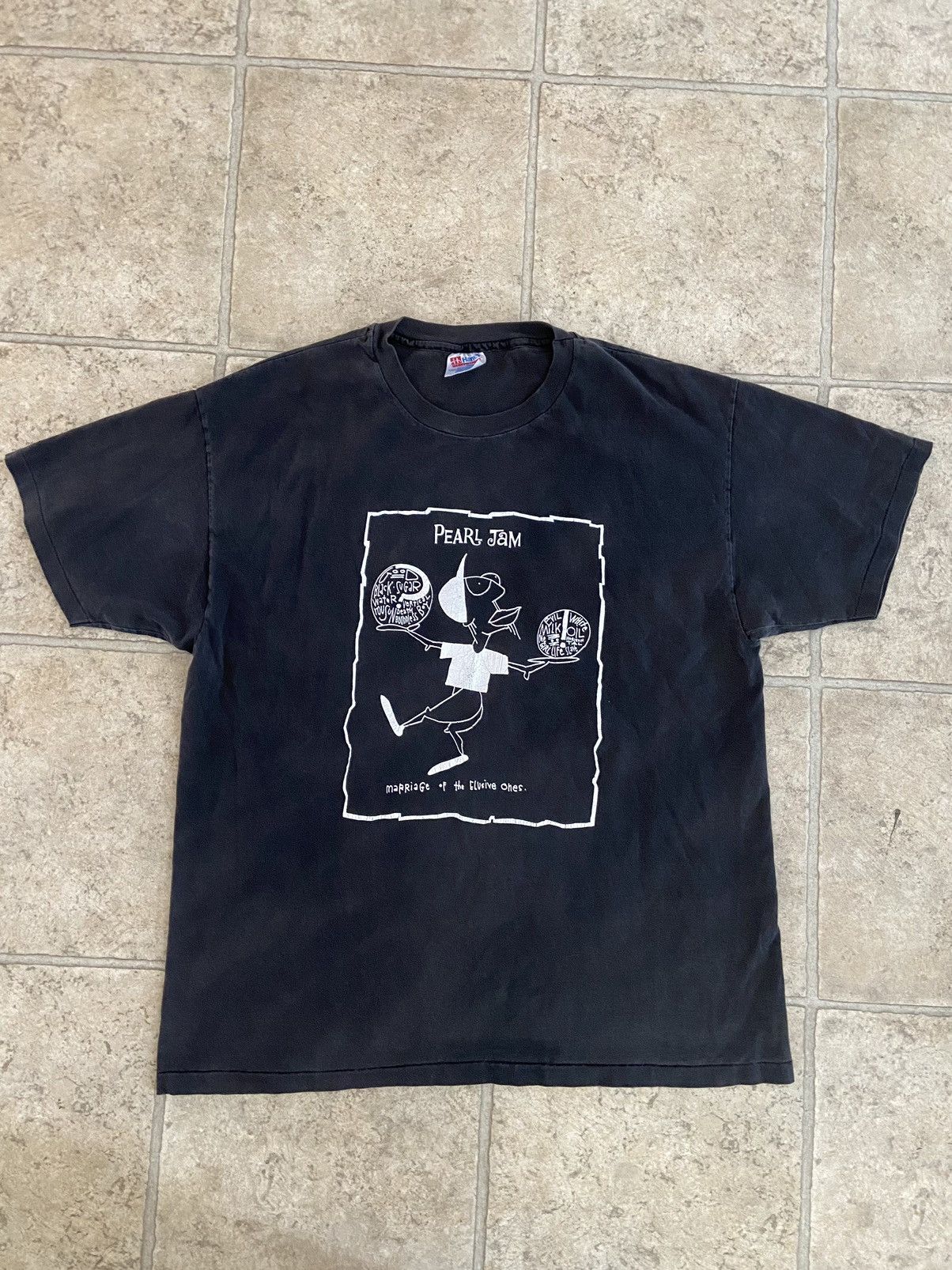 Vintage Vintage 1993 Pearl Jam Boundless Grunge Band Tour Tee Shirt ... Vintage Vintage 1993 Pearl Jam Boundless Grunge Band Tour Tee Shirt ...