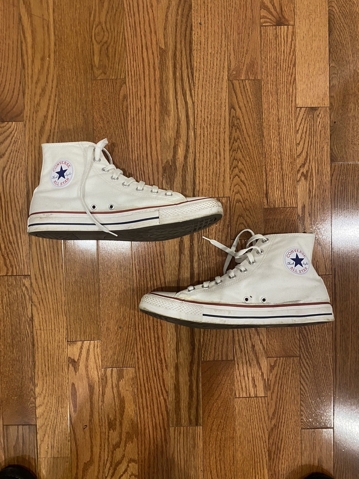Converse × Streetwear White Hi-Top Converse | Grailed