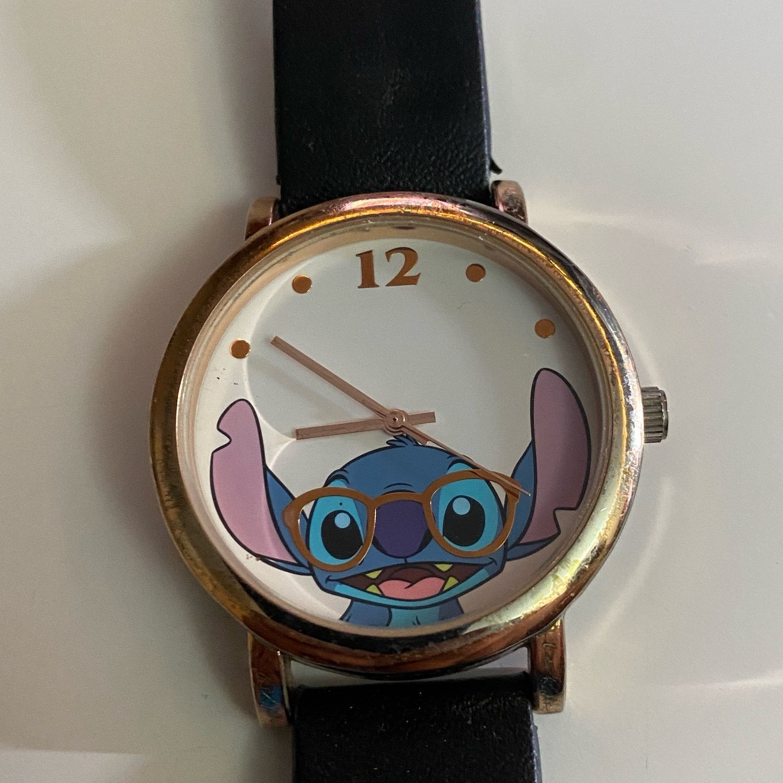 Disney Disney Lilo and Stitch Gold Tone Watch Working New Battery | Grailed
