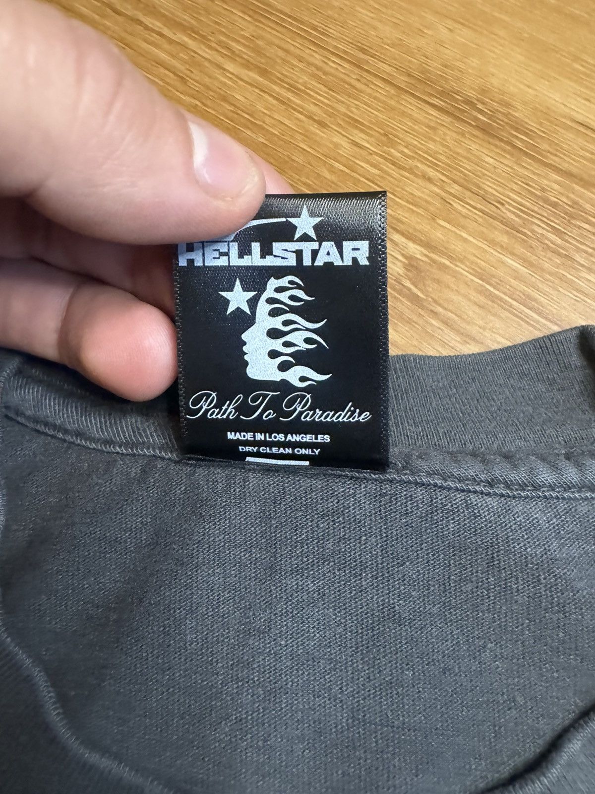 HELLSTAR Hellstar Biker Tour Vintage Black Tee | Grailed