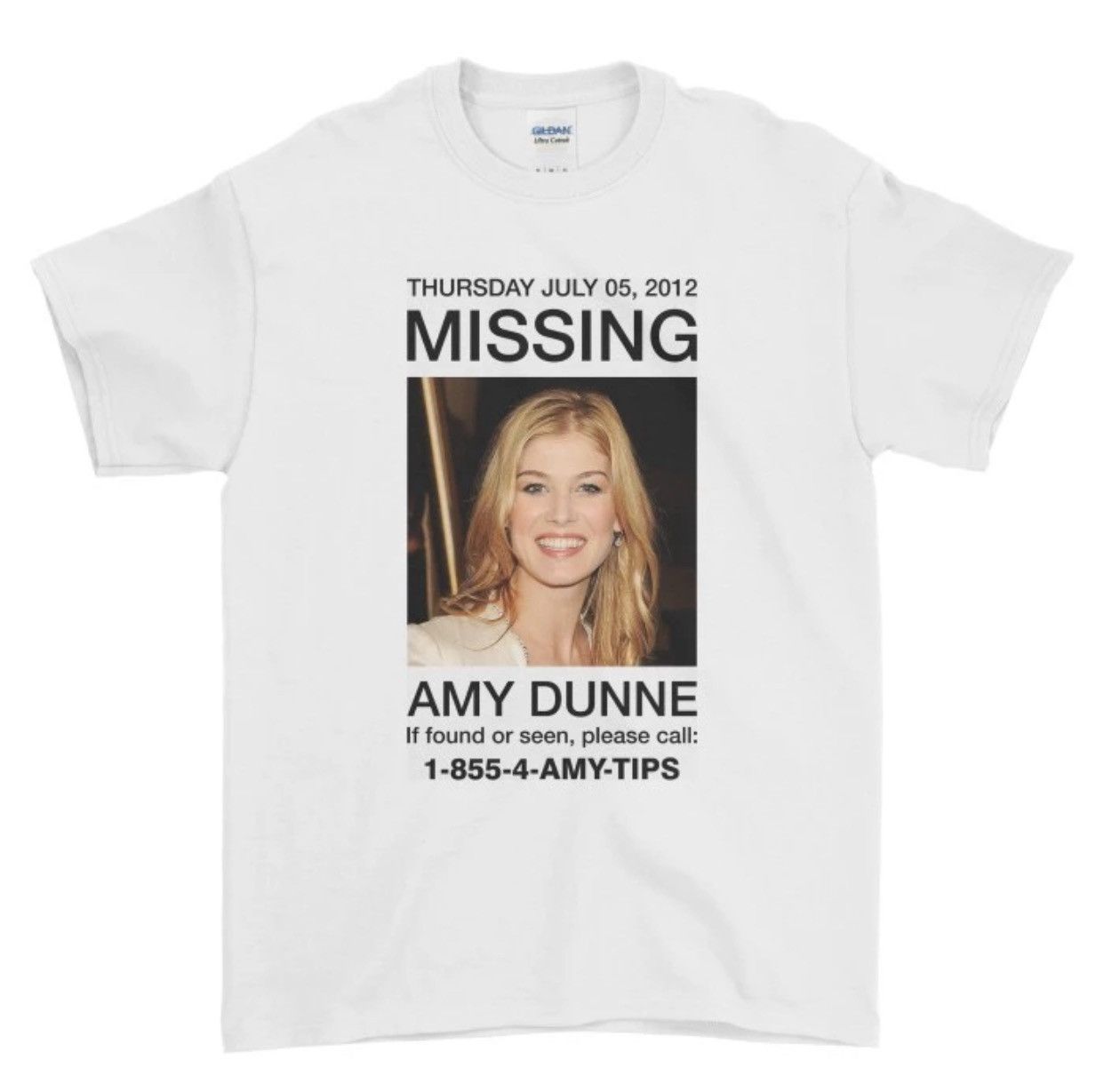 Japanese Brand × Movie × Rare Gone Girl Movie Amy Dunne Missing Tshirt ...