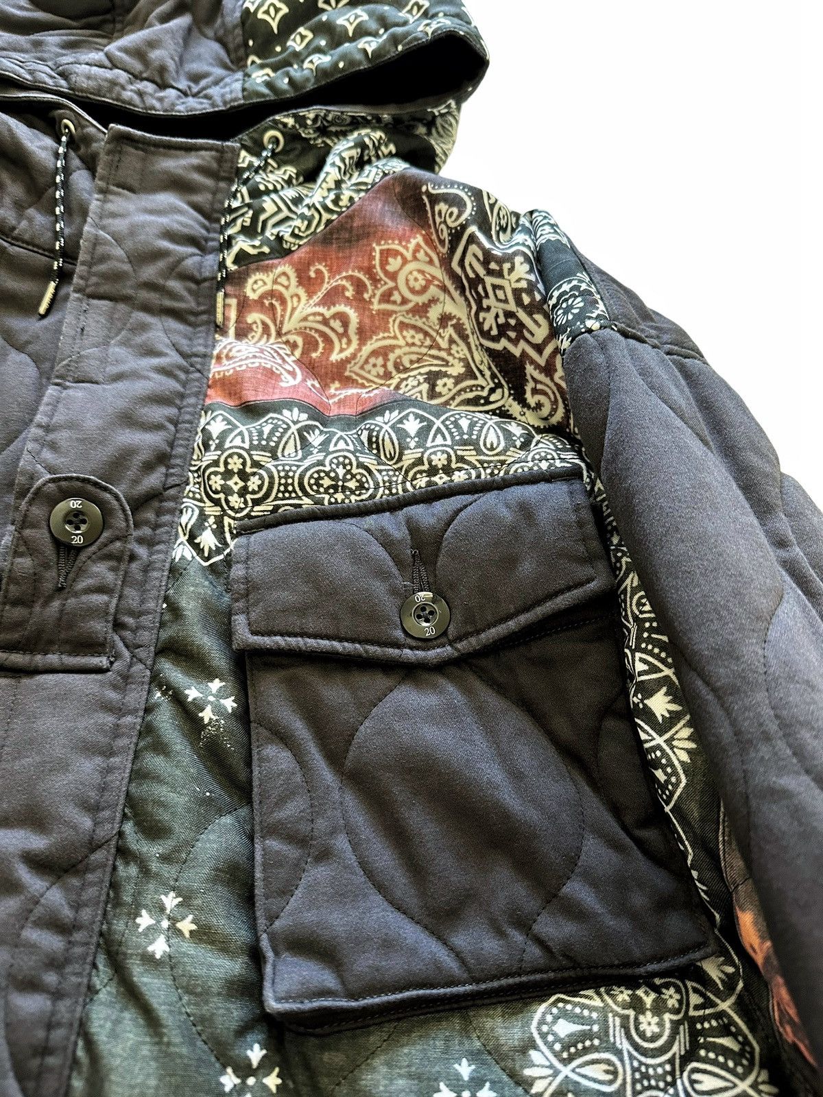 Neighborhood SMOCK . MOD / CE-JKT Sulfur Bandana Quilted | Grailed