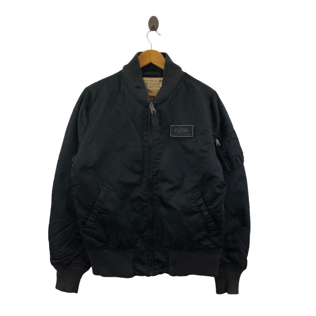 Alpha Industries Vintage ALPHA INDUSTRIES MA-1 Patch Bomber Jacket | Grailed