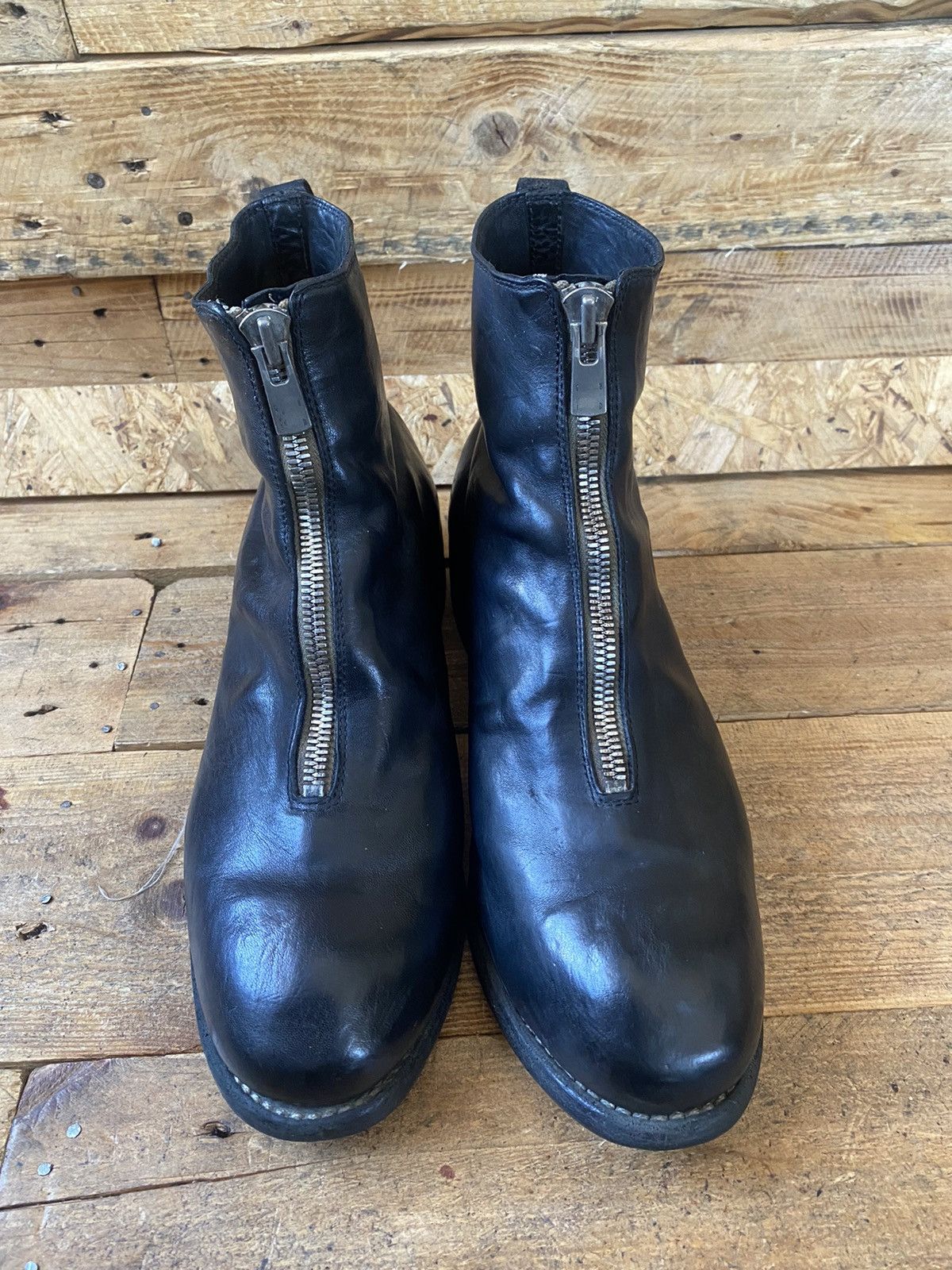 Avant Garde × Guidi Guidi pl2 black leather boots sz 43 | Grailed