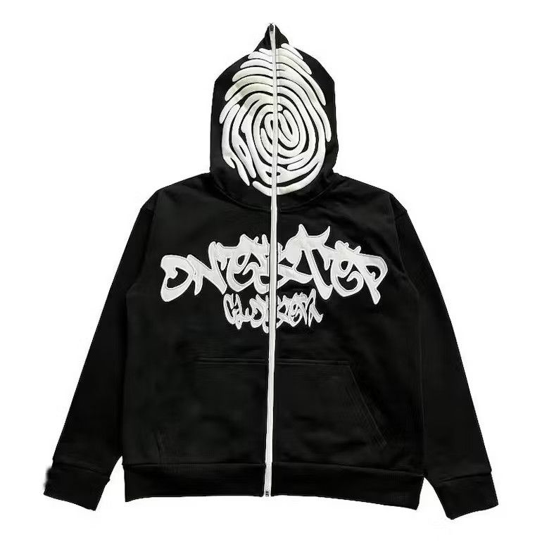 Designer × Streetwear Opium Y2K Imprint Zip Hoodie | Grailed