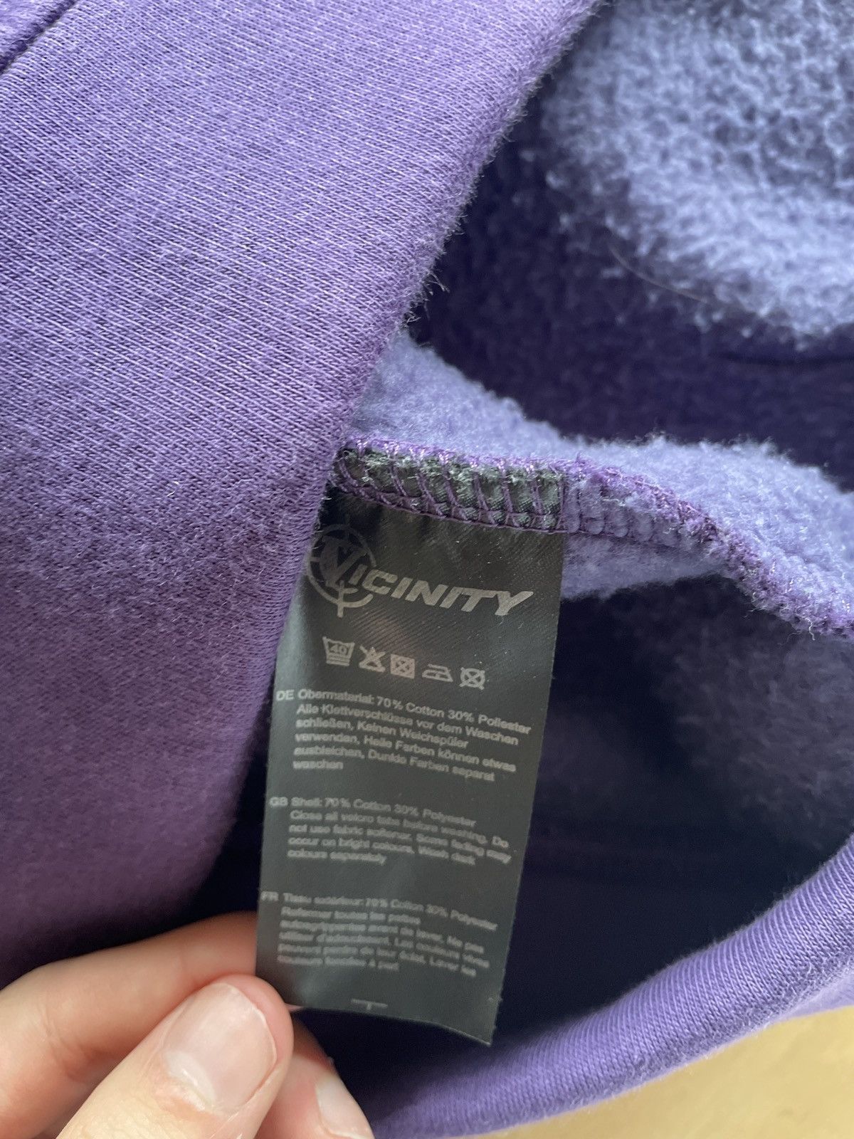 Streetwear Vicinity purple zip up | Grailed