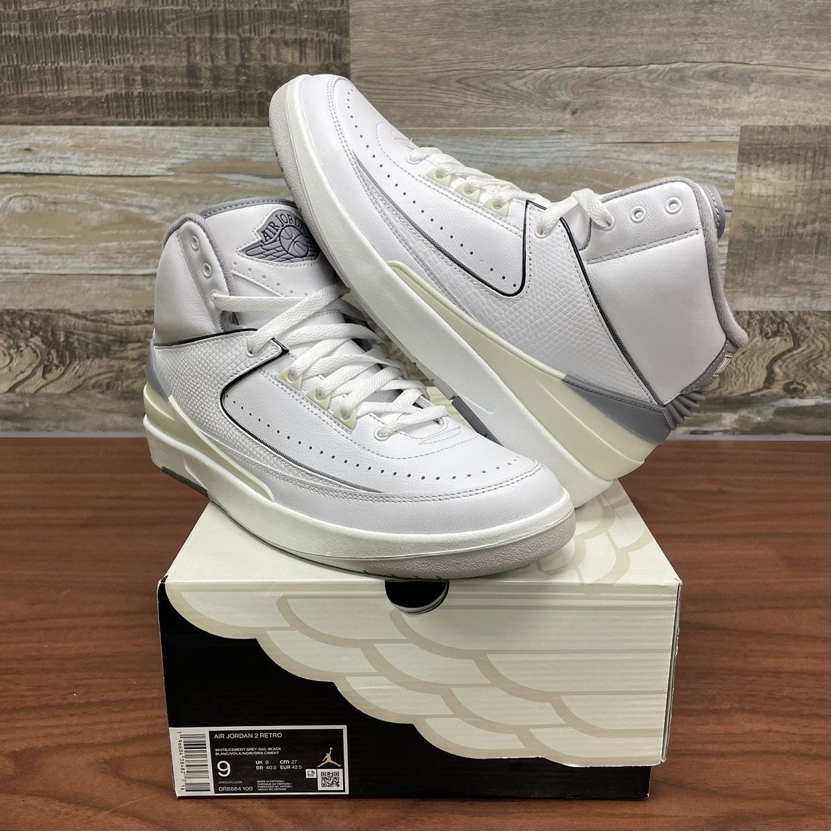 Nike Air Jordan 2 White Cement | Grailed