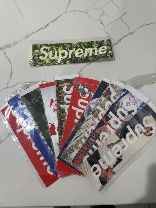 Supreme supreme rare special box logo sticker 11 pack | Grailed