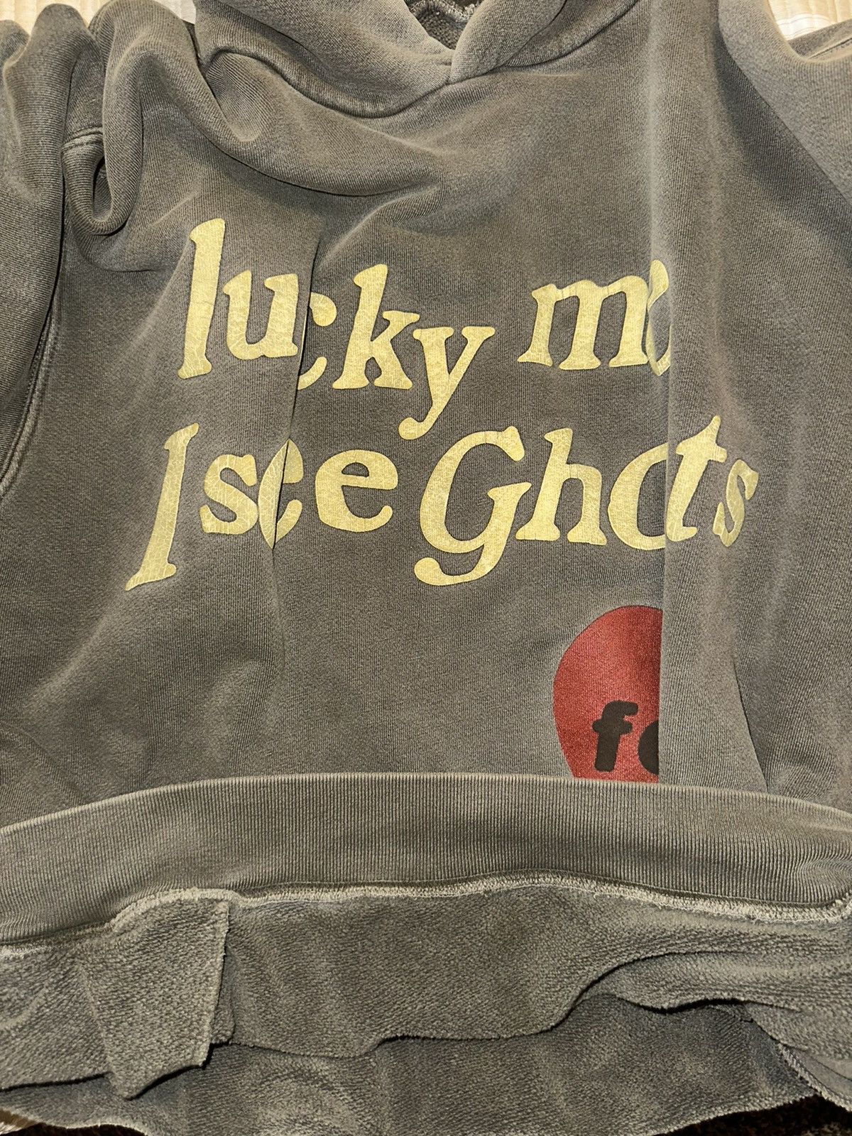 Kanye West KIDS SEE GHOSTS 2018 CPFM Lucky Me I See Ghosts Hoodie YZY ...