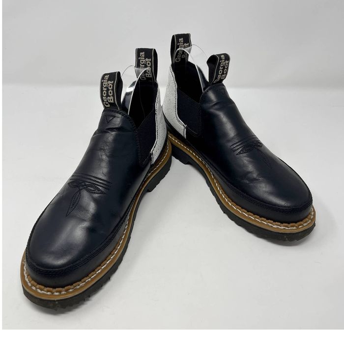 Other Georgia Boot Ankle Boot High Top Romeo Industrial Shoe Sz 9 | Grailed