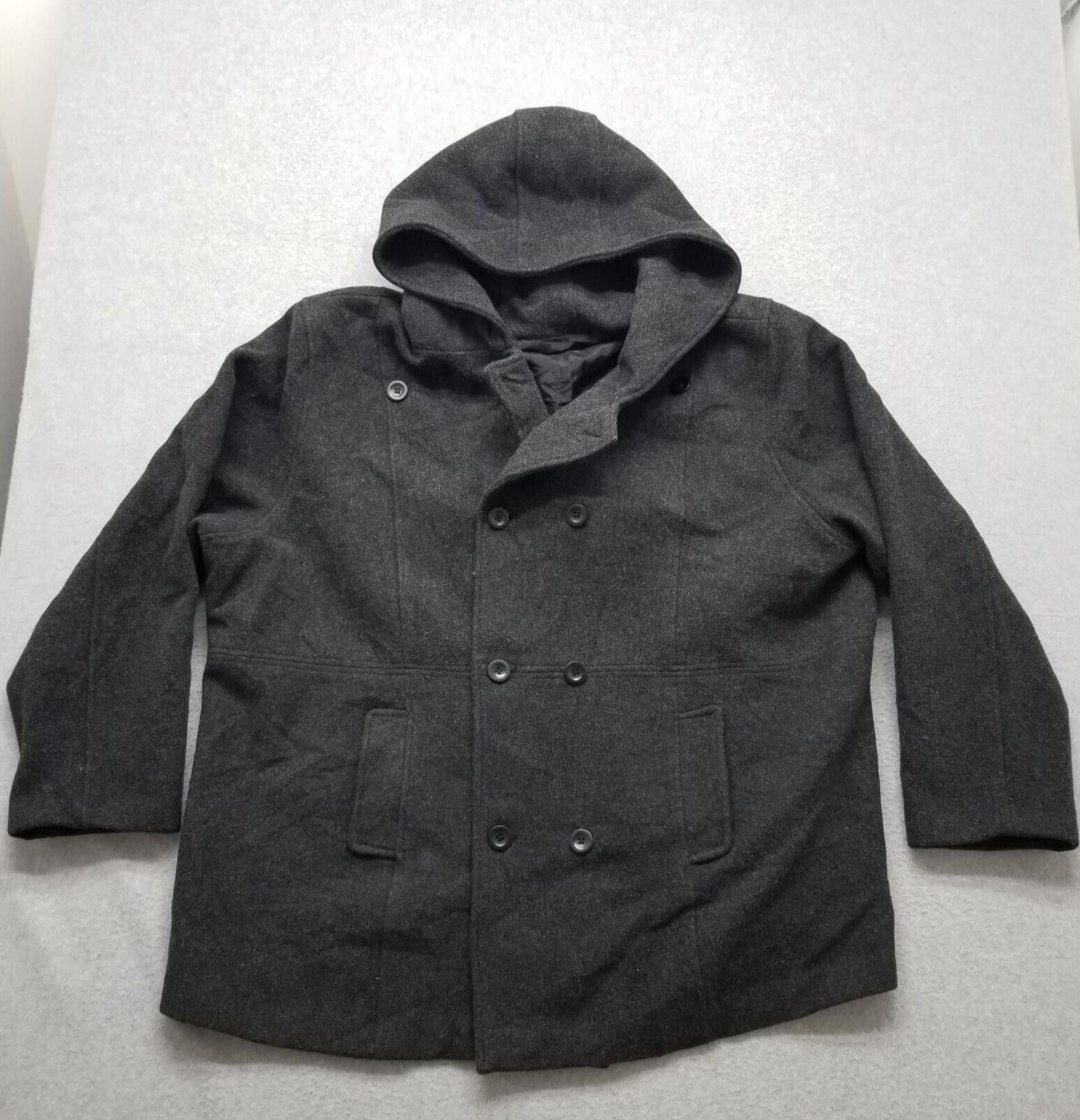 Other Fitz Wright Jacket Womens 28 Buttons Hooded Wool Blend | Grailed