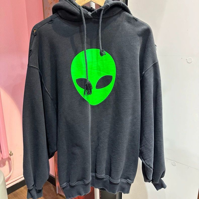 Balenciaga Balenciaga Alien Head Hoodie 2501-Nextarrow | Grailed