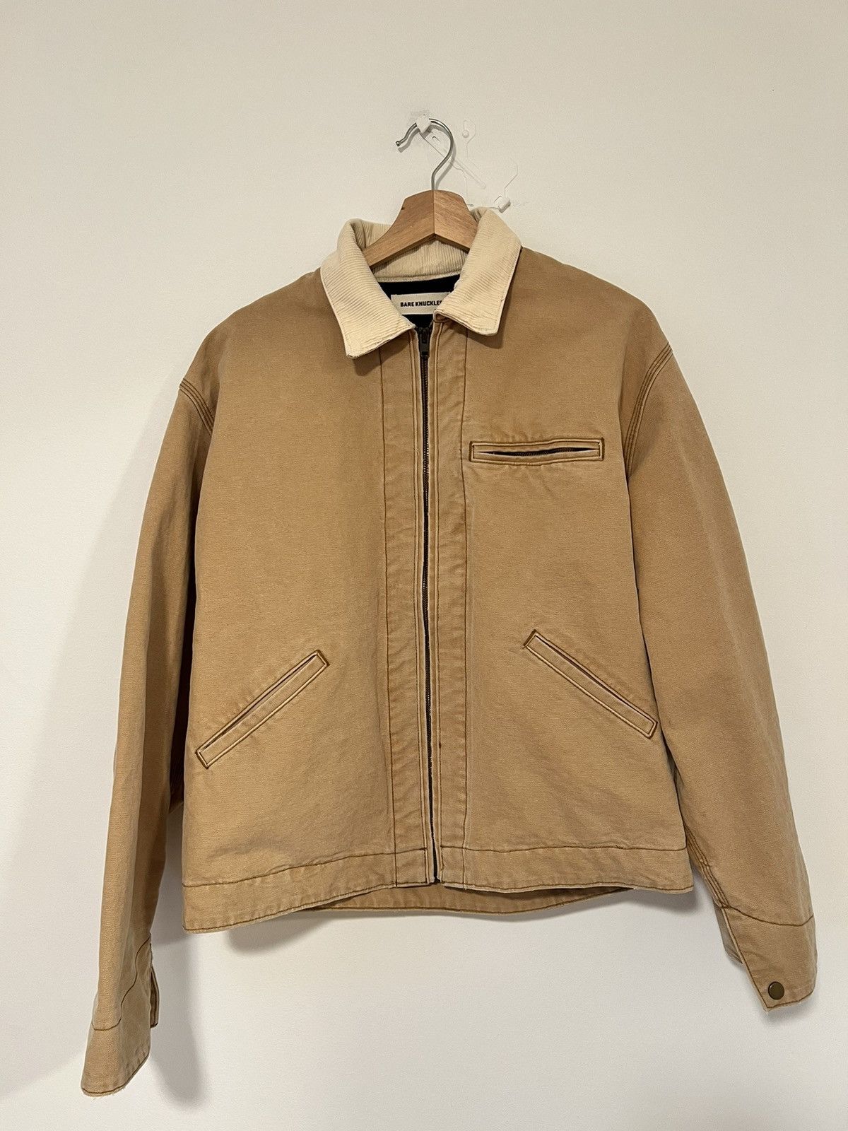 Bare Knuckles Bare Knuckles Tan Canvas Work Jacket - Medium | Grailed